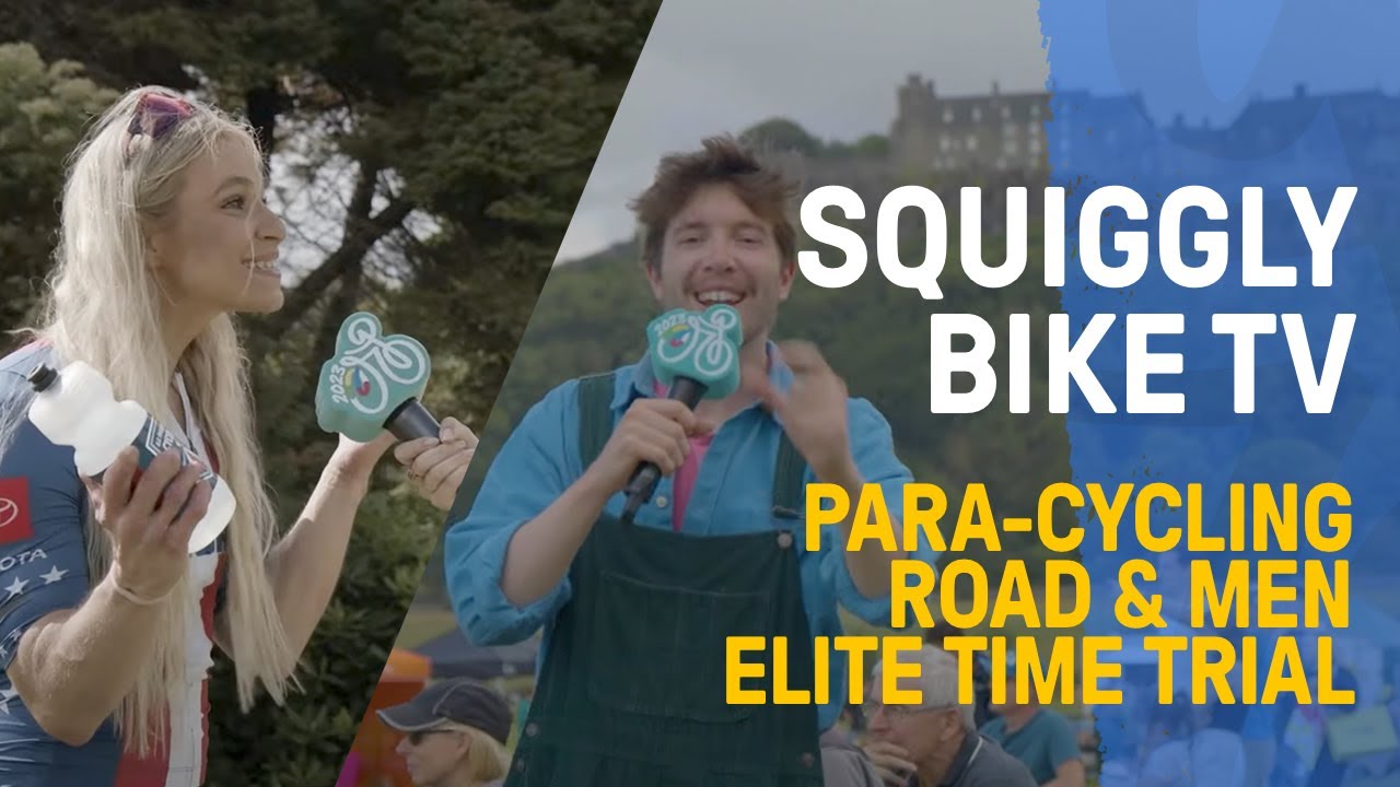 Day 9️⃣ - Squiggly Bike TV meets Para-cycling Road and Individual Time Trials! - YouTube