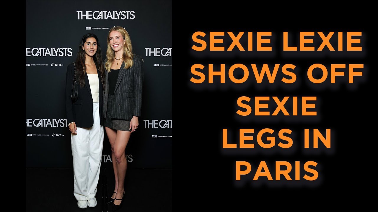 Lexie Hull Shows Off Long Legs in Paris For Business Venture with Estée ...