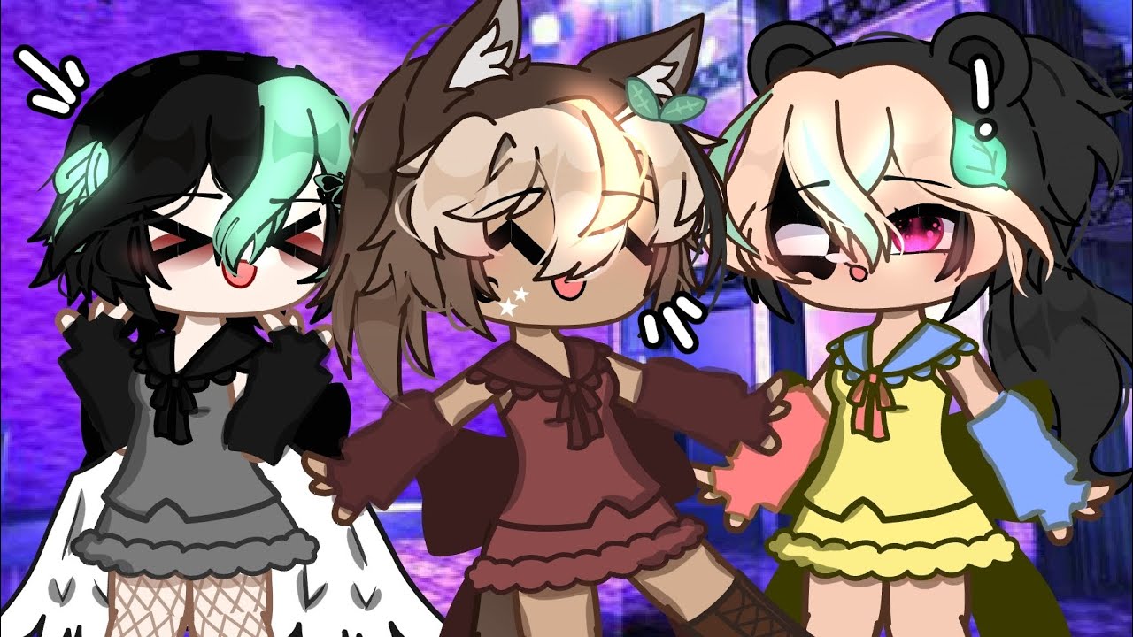 Party theme is matching outfits! || meme || oc gacha - YouTube