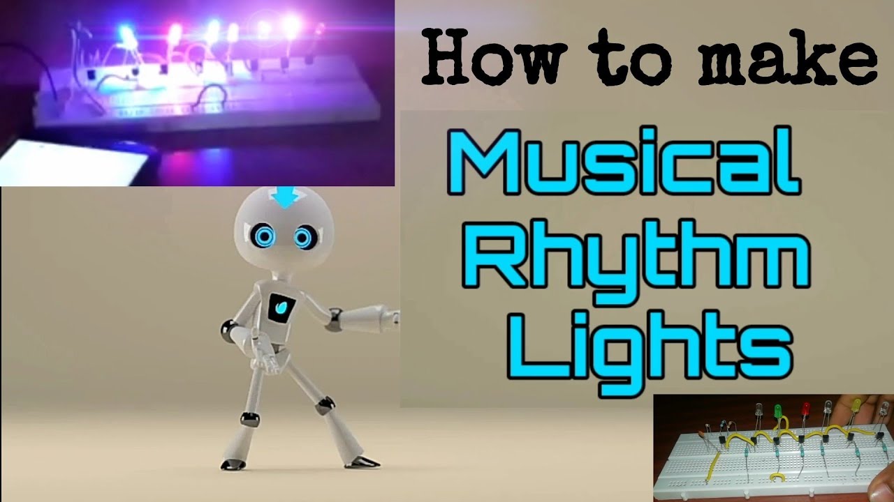 Musical rhythm lights | electronics project | DIY project | music ...