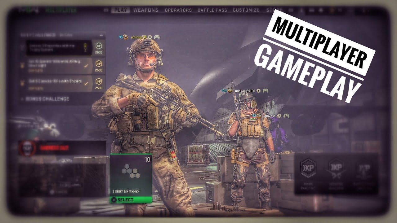 Call of Duty Modern Warfare 2 MULTIPLAYER GAME PLAY - YouTube