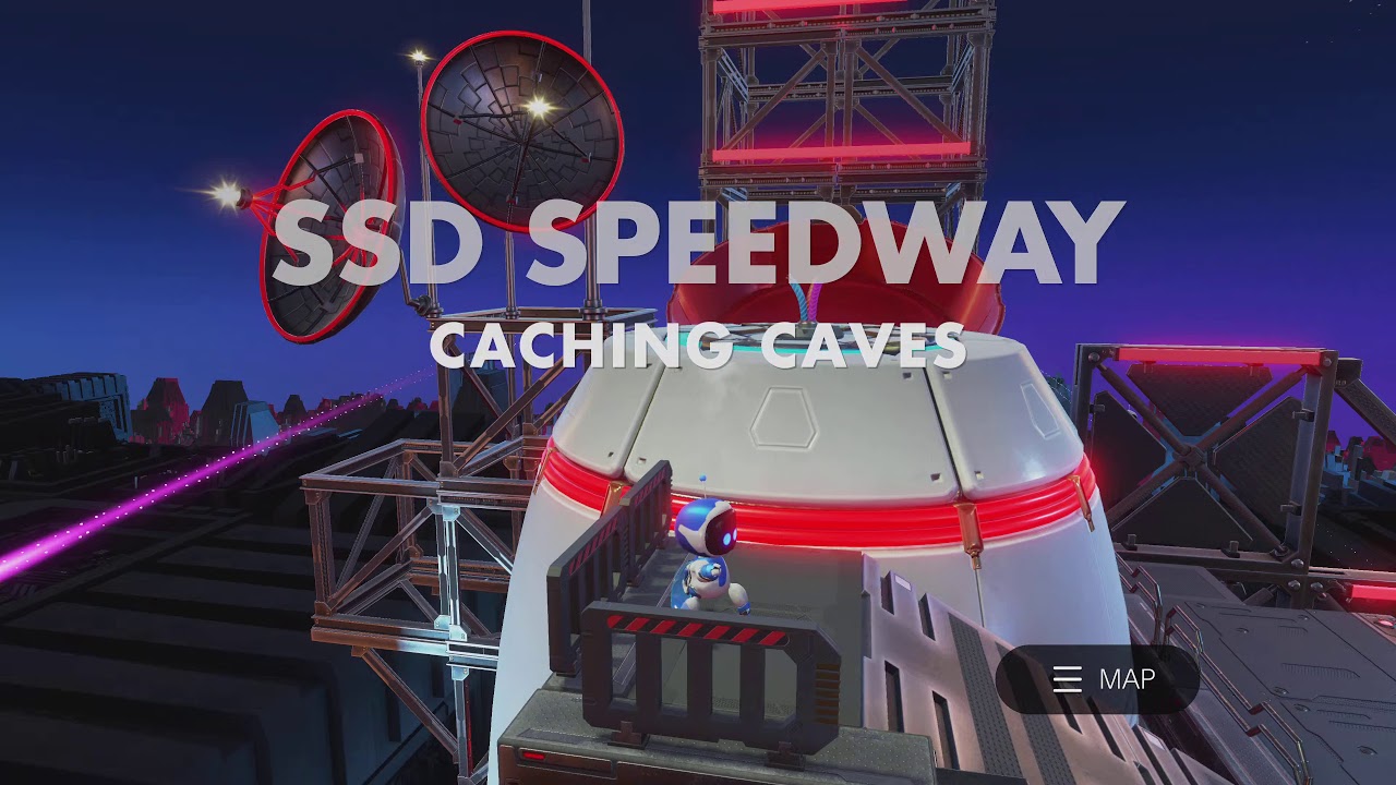 Astro's Playroom Walkthrough #3: SSD Speedway - YouTube