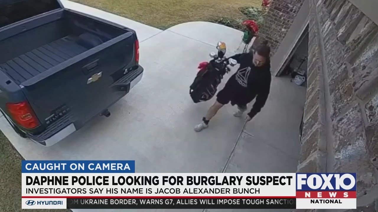 Daphne PD looking for burglary suspect accused of taking golf clubs ...