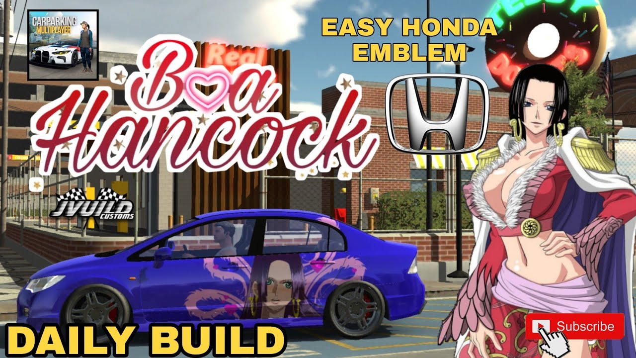 BOA HANCOCK | ITASHA | ONE PIECE | TUTORIAL | HONDA EMBLEM/LOGO ...