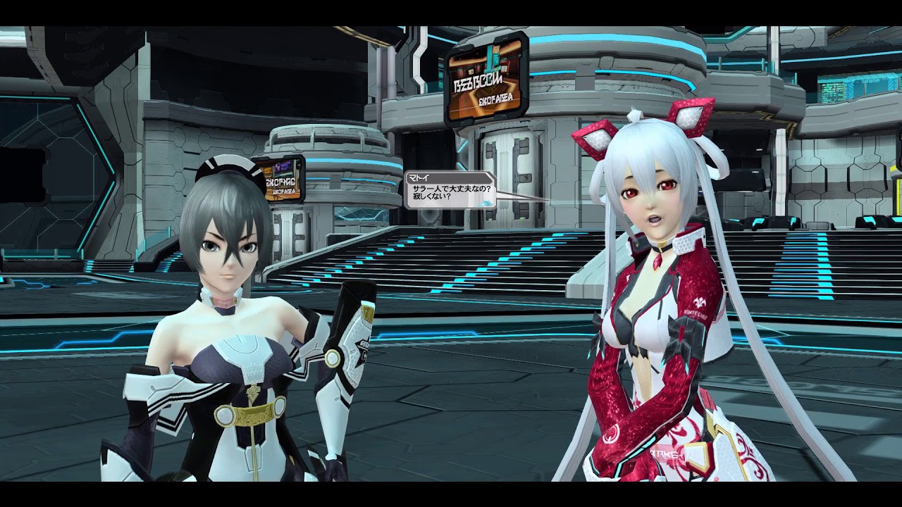 【PSO2】EPISODE6-3 M02 サラとクラリスクレイスの仕事 - YouTube