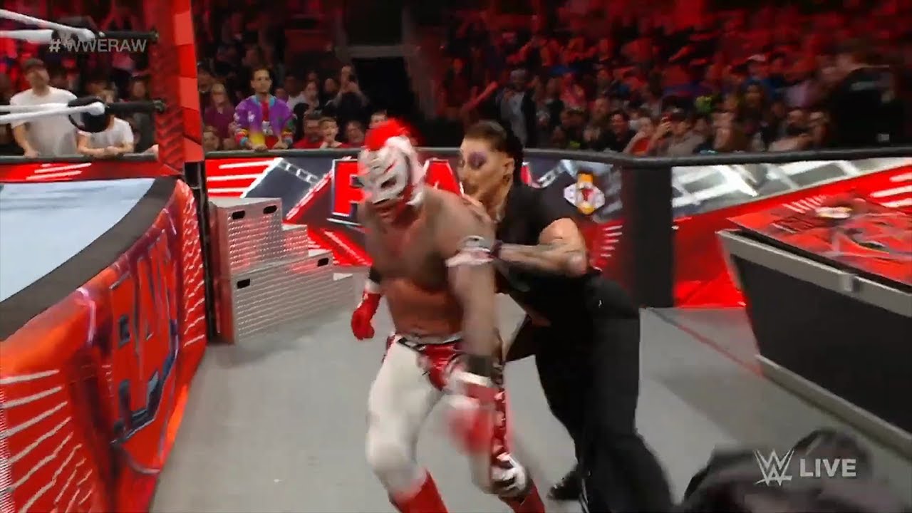 Rhea Ripley Hits Rey From Behind on Raw (Sept. 26, 2022) - YouTube
