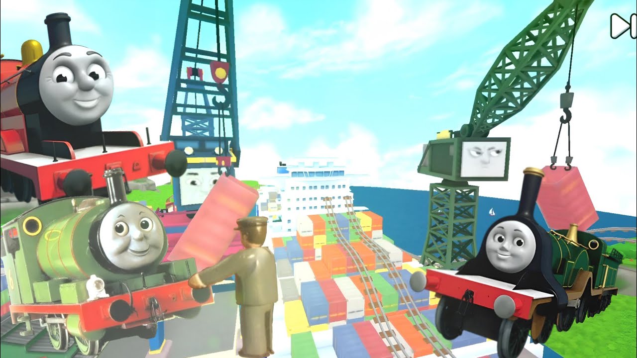 GoGo Thomas Train Game Challenger 💫 Train Cartoon - YouTube