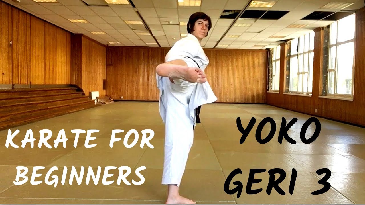 Karate for Beginners #25 - Calcio - Yoko Geri - Kick 3 - YouTube