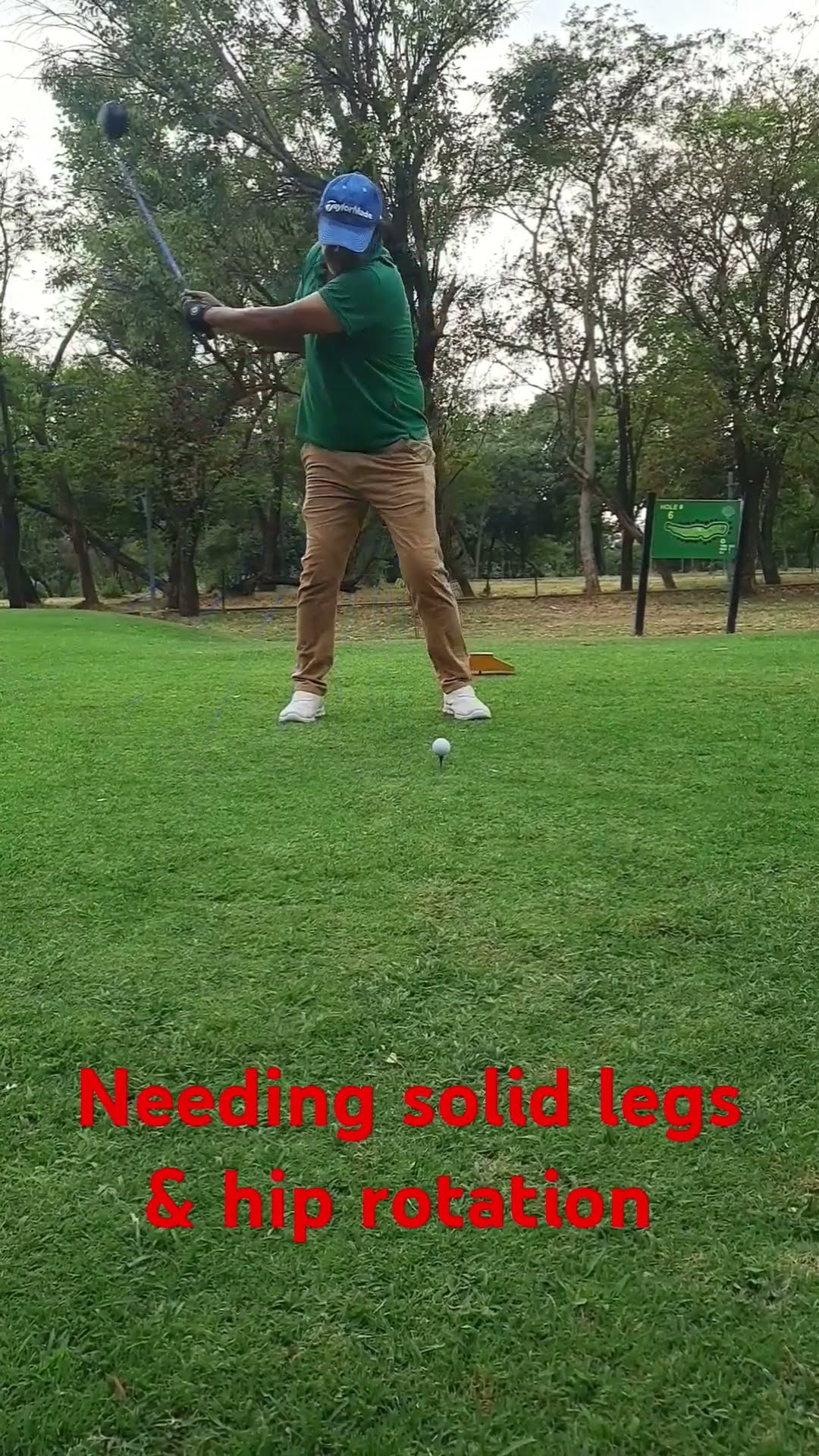 solid legs and hip need needed #golf #golfaround #lifestyle #golfskill ...