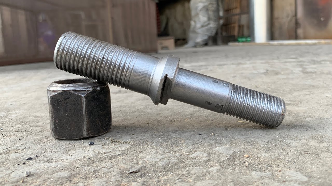 Unbelievable Wheel Stud Damage Repair | Expert Mechanic Restores with ...