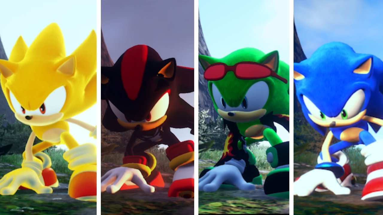 SONIC FRONTIERS CHOOSE YOUR CHARACTER (SUPER SONIC, SHADOW, SCOURGE ...