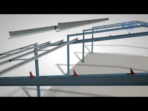 Perfil Estrutural Terça Z - Isoeste Metalica - YouTube