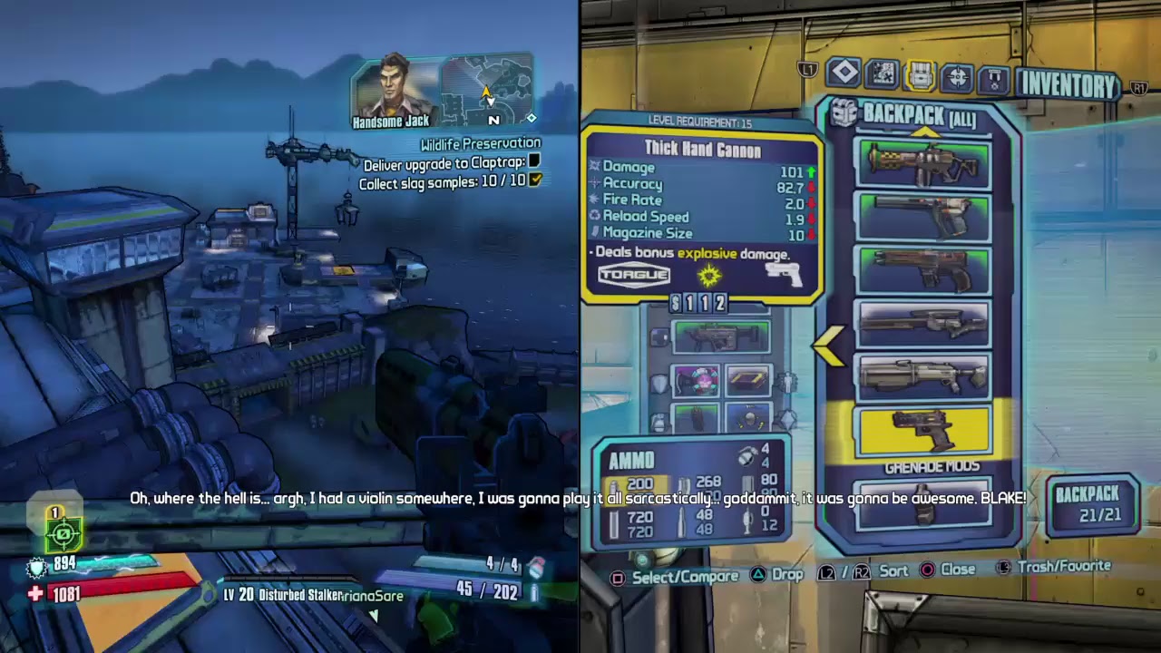 AhunnidProof100's Live PS4 BORDERLANDS 2 SPLIT SCREEN WITH WIFEY - YouTube