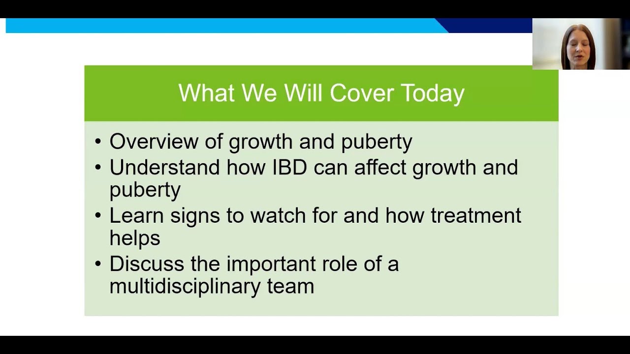 MyIBD Learning: Navigating growth and puberty for kids with IBD - YouTube