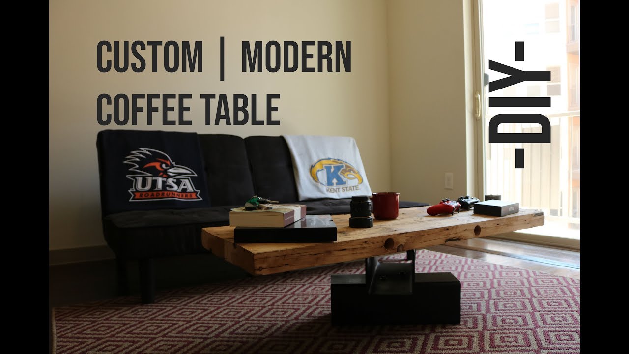 How to Build an Awesome Modern Coffee Table for Less Than $20 - A DIY ...