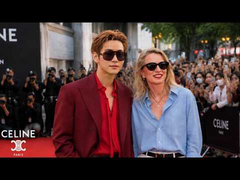10 Minutes Ago! V (BTS) & Séverine Merle Wow Fans at the Celine Event!