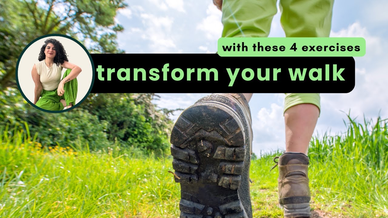 CORRECT Your Walk & Posture with 4 Exercises (EASY & EFFECTIVE!) - YouTube