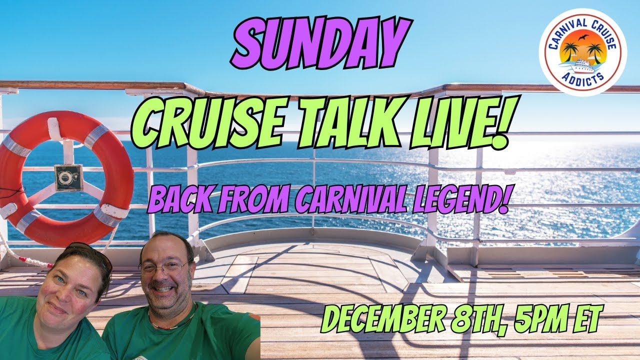 Sunday Cruise Talk Live | Let's Talk Cruising! - YouTube