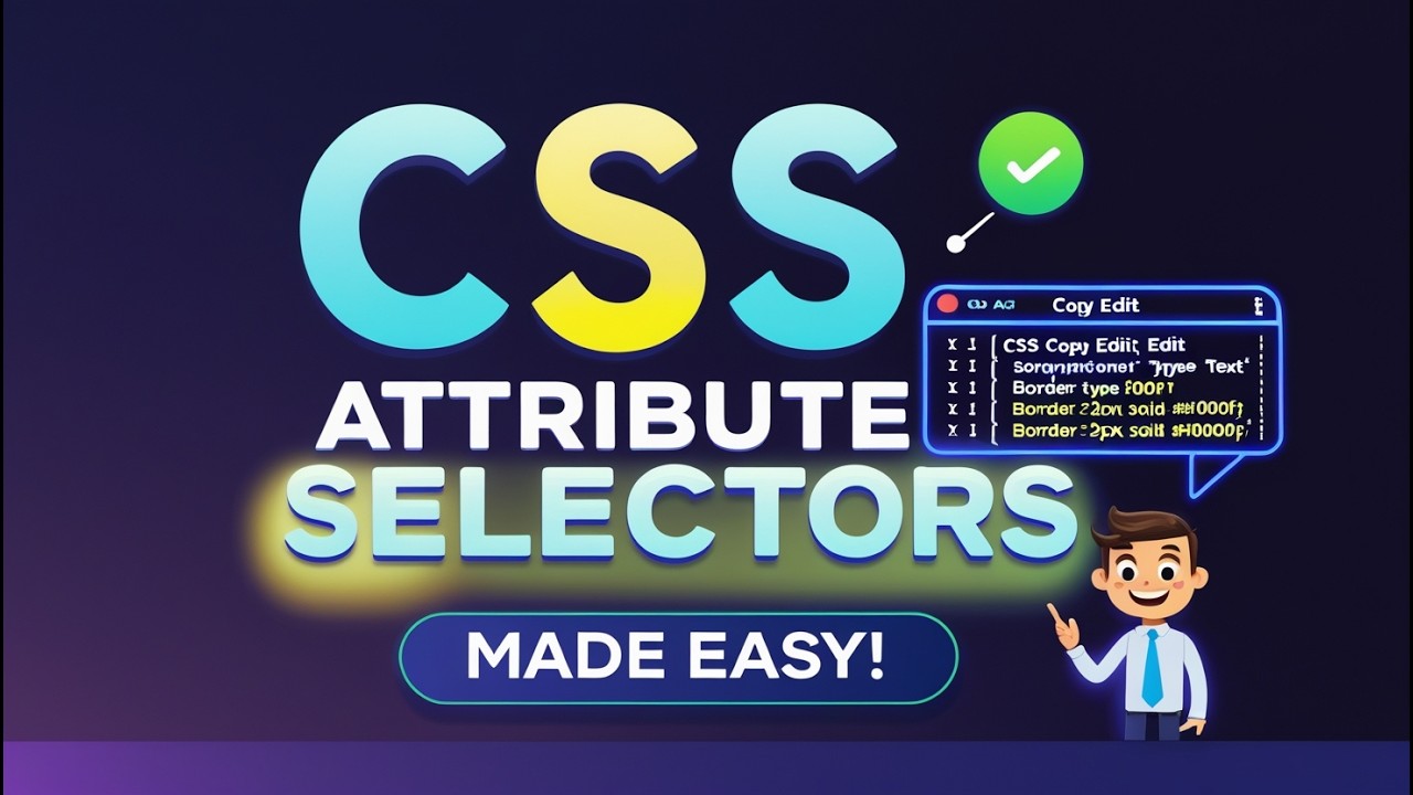 Mastering CSS Attribute SELECTORS Made Easy! - YouTube