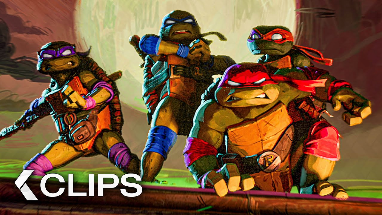 TEENAGE MUTANT NINJA TURTLES: Mutant Mayhem Alle Clips & Trailer German ...