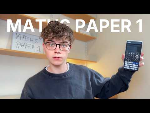 Watch This Video Before Maths Paper 1 (Important Advice)
