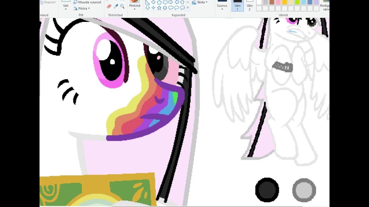Mlp speedpaint: NOM NOM!! skylar mlp - YouTube