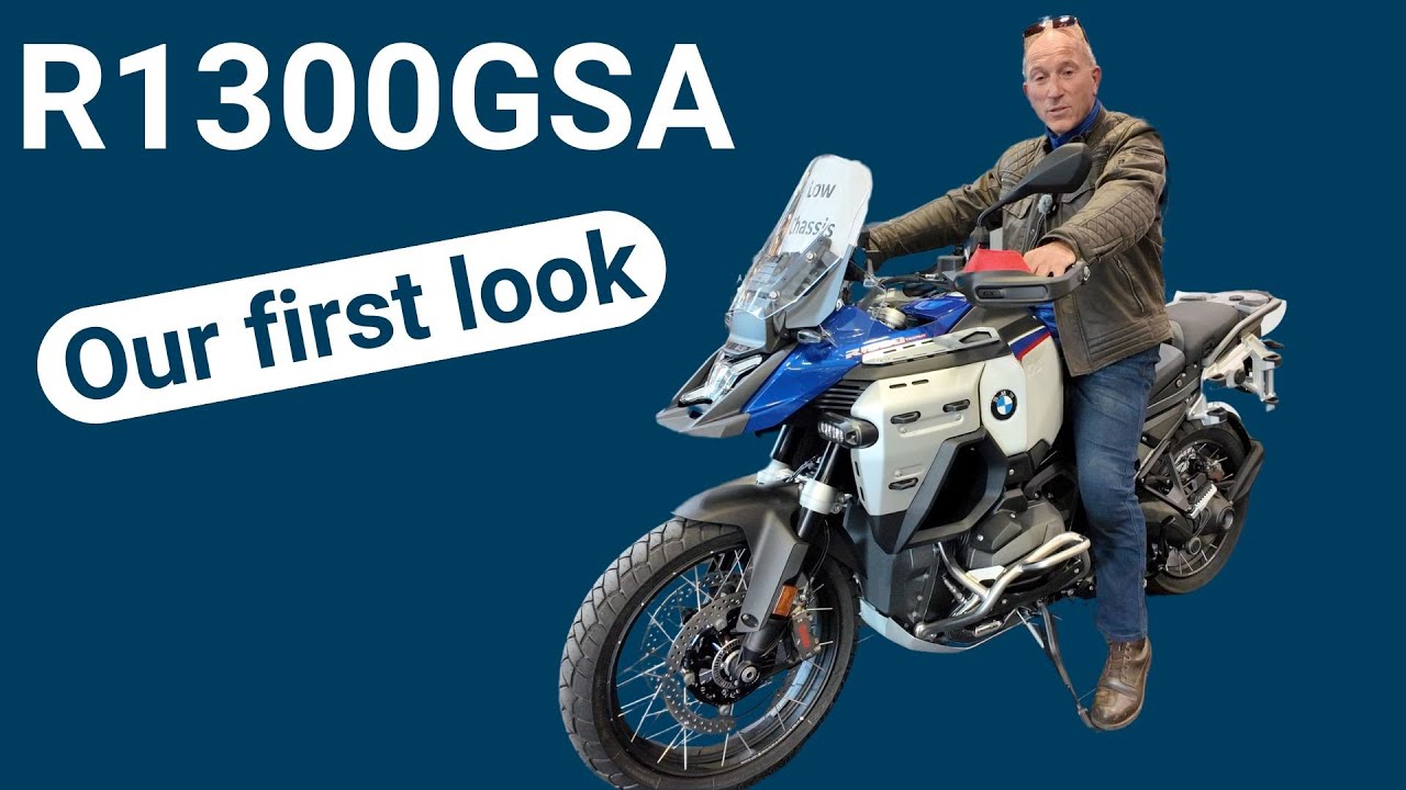 The NEW BMW R1300GSA, our first look at this beauty. - YouTube