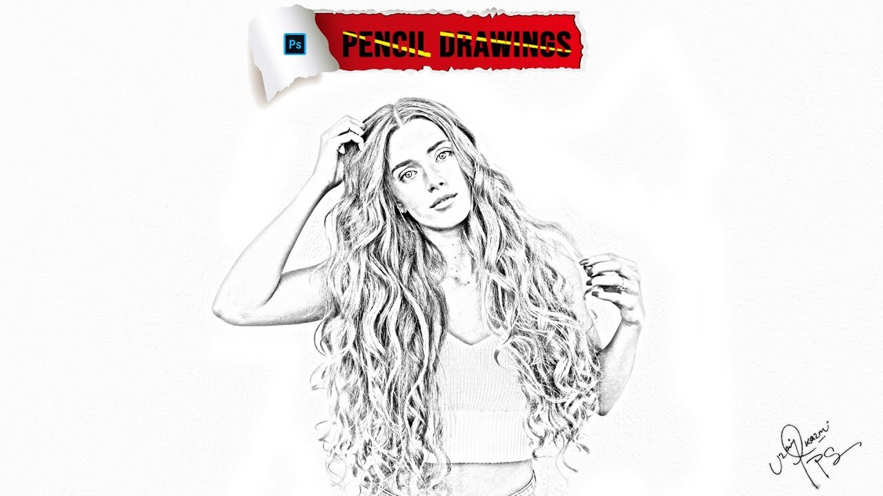 Photoshop Tutorial | How to Transform PHOTOS | Pencil Drawings - YouTube
