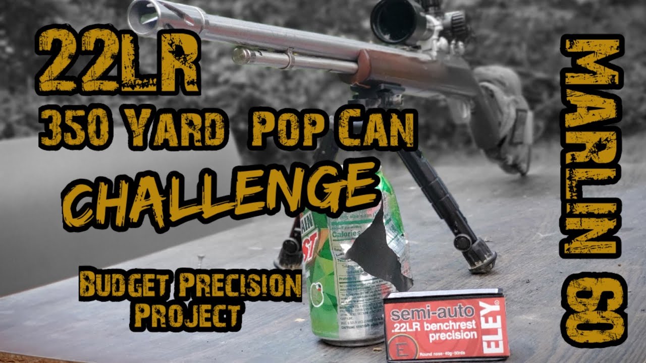 22lr 350 Yard Pop Can Challenge | 22lr Budget Precision Project - YouTube