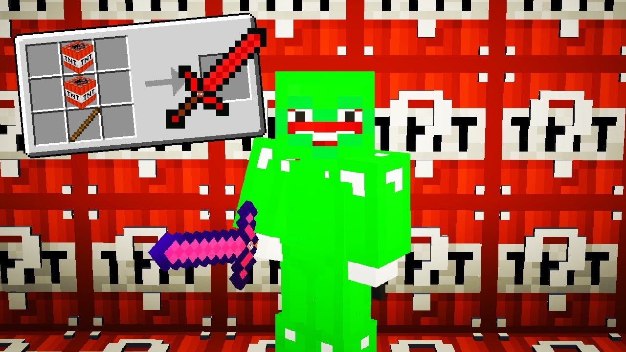 TNT SWORD mit EXPLOSIONS EFFEKT - LUCKY BLOCKS CHALLENGE - YouTube