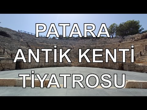 Antalya Kaş Patara Antik Tiyatrosu - Dr. Murat