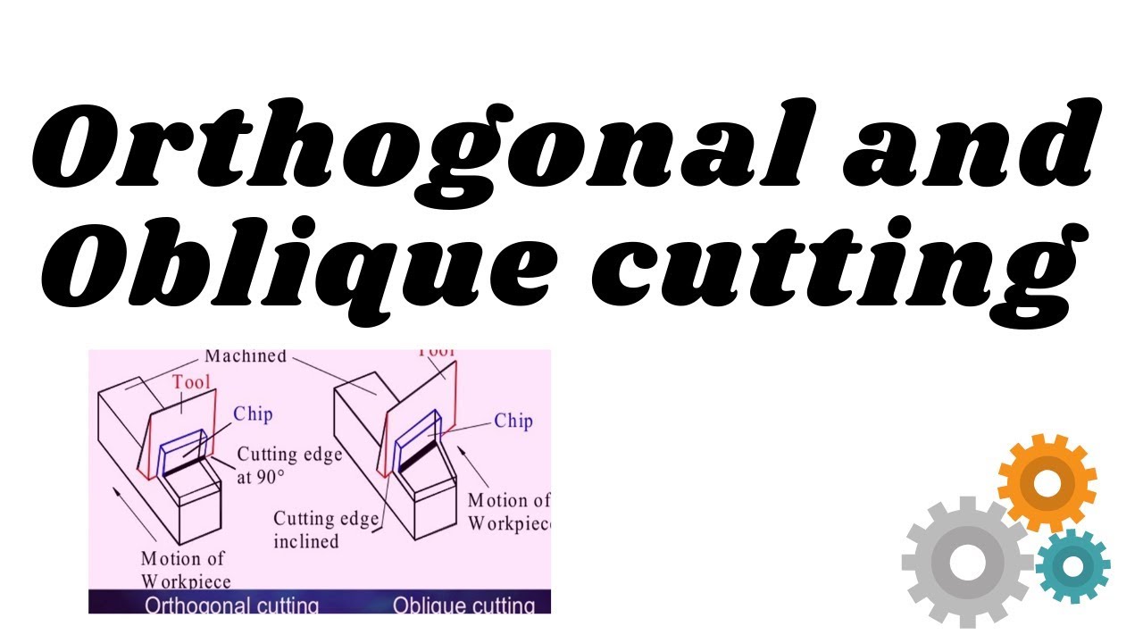 ORTHOGONAL AND OBLIQUE CUTTING IN HINDI | DIFFERENCE BETWEEN ORTHOGONAL ...