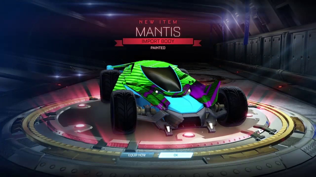 Nitro Crate Opening! Painted sky blue Mantis - YouTube