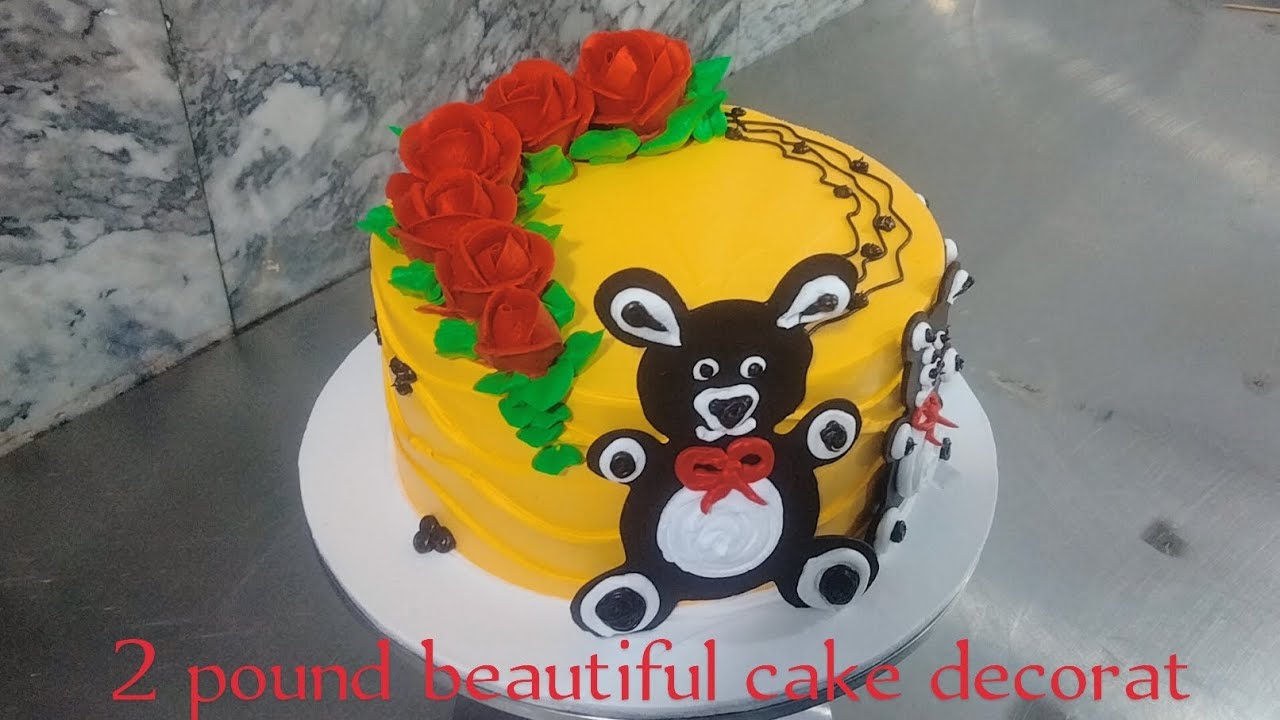 new amazing 2 pound cake beautiful decoration #cake #art #yummy # ...