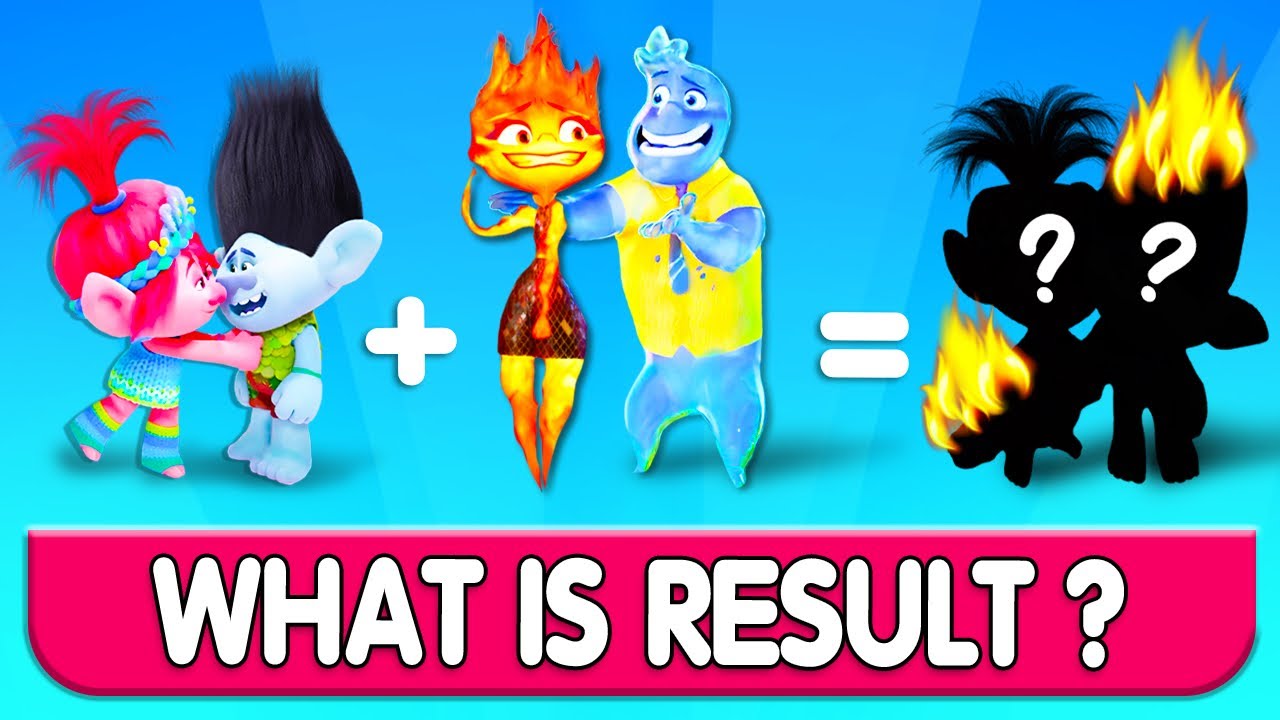 🔥 Guess the 50 Challenges Hidden Figure | Trolls 3 and Elemental - YouTube