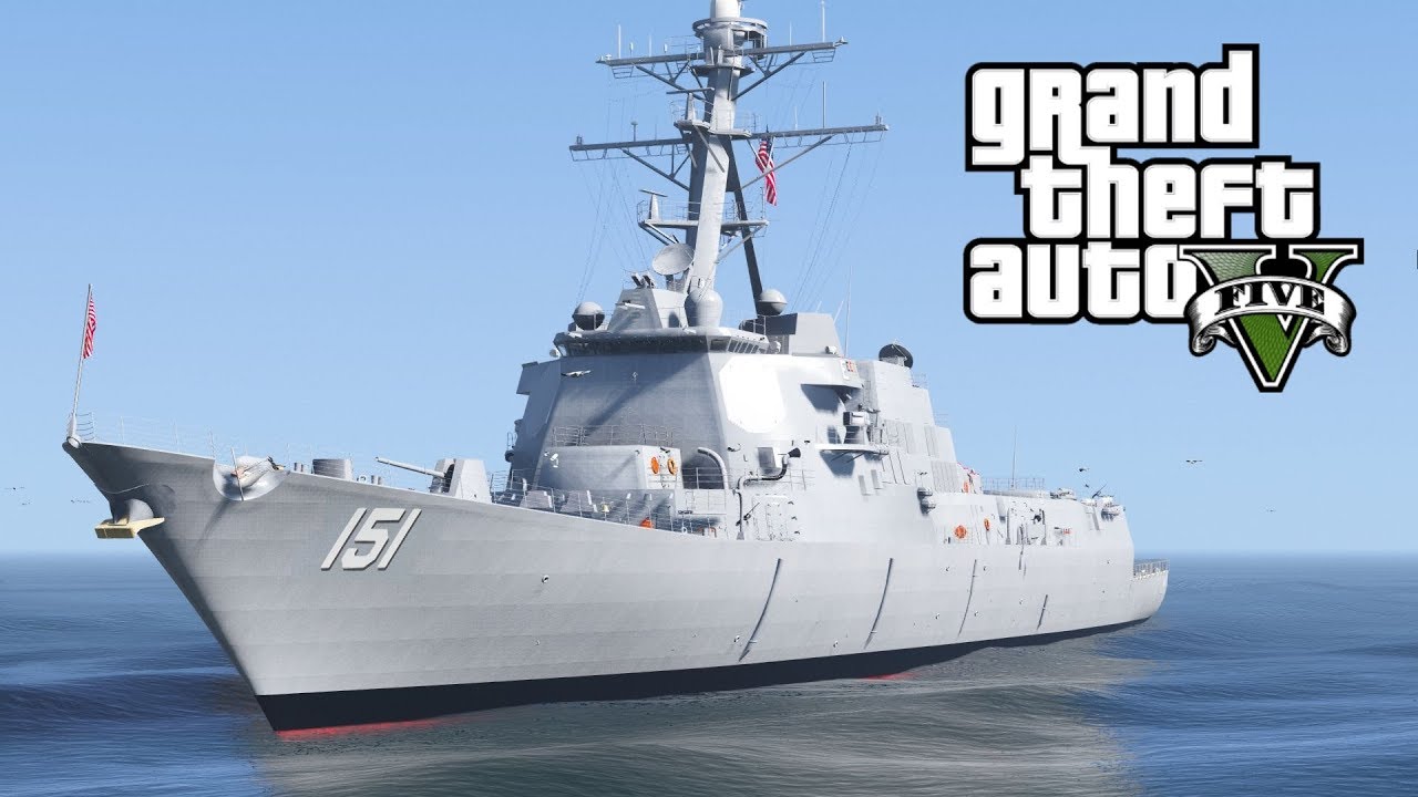GTA V DDG-151 Nathan James (The Last Ship) first official release (MOD ...