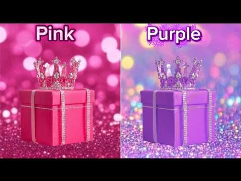 Choose your gift #chooseyourgift #pink #purple #gift #choose 