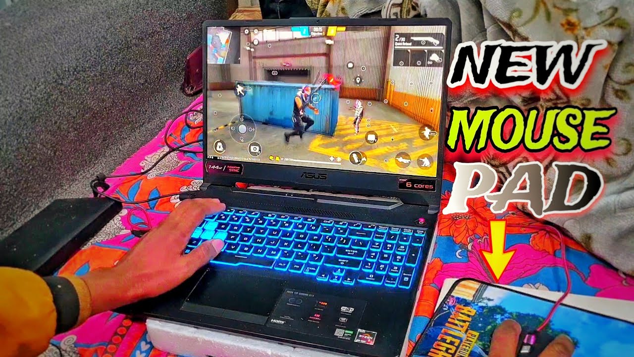 THE POWER OF MOUSE PAD,ASUS A15 TUF GAMING LAPTOP, garena free fire ...