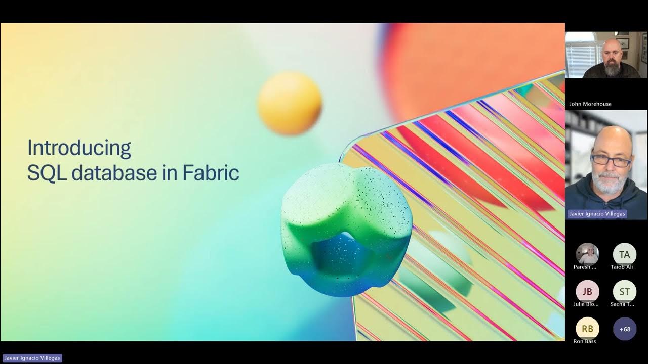 SQL database in Fabric Ep 1 Getting to know SQL database in Fabric by Javier and John - YouTube