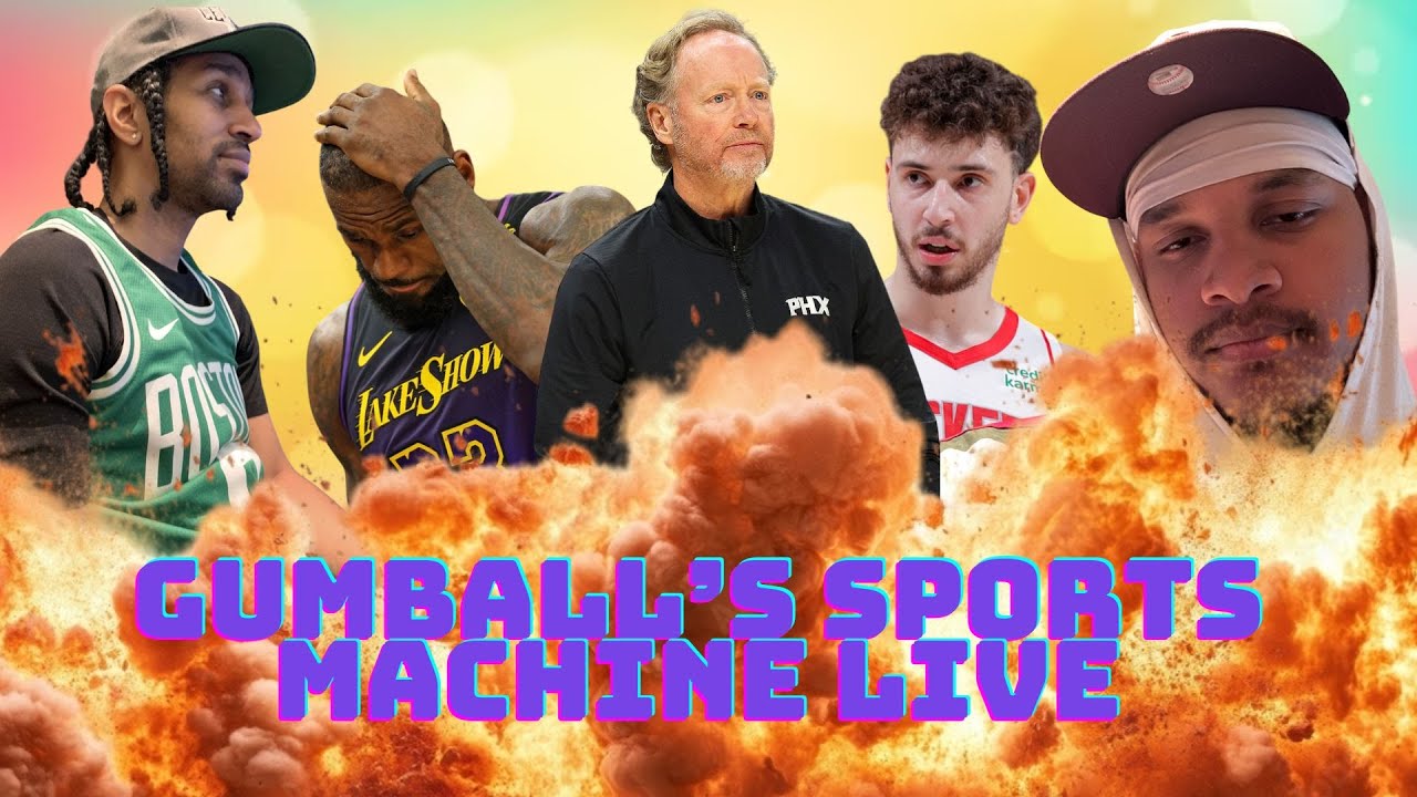 Gumball's Sports Machine 4/16 - Is Devin Booker really a coach killer???? - YouTube