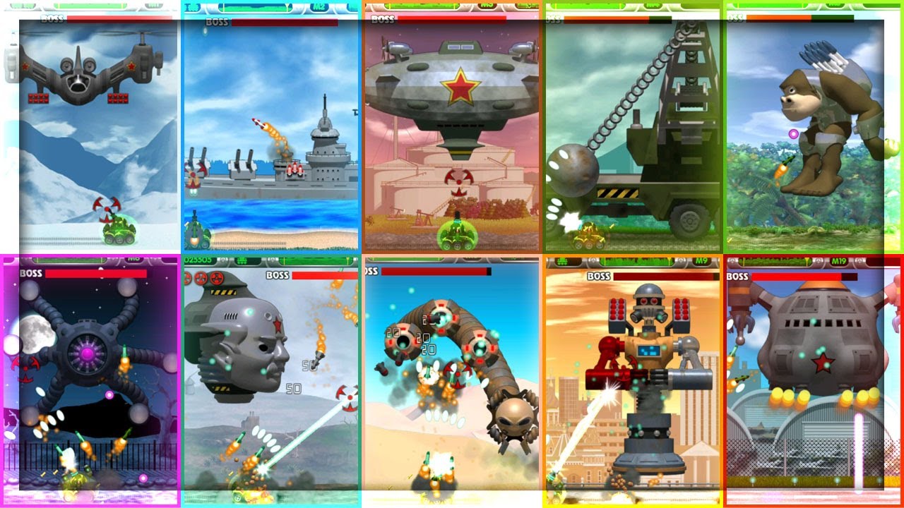 Heavy Weapon Deluxe - All Bosses - YouTube