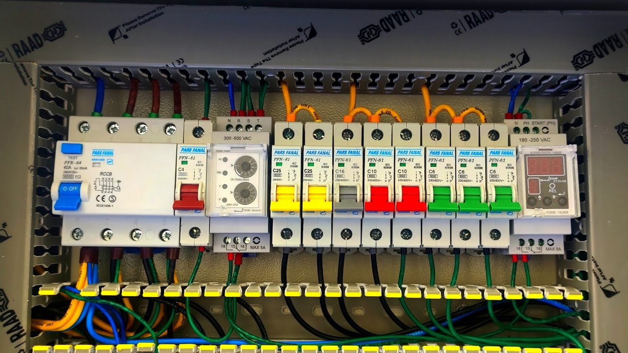 Industrial electrical panel wiring training(with diagram) - YouTube