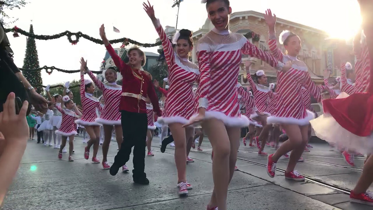 Dance the Magic - Disneyland Merry Holiday Parade on December 09, 2017 ...