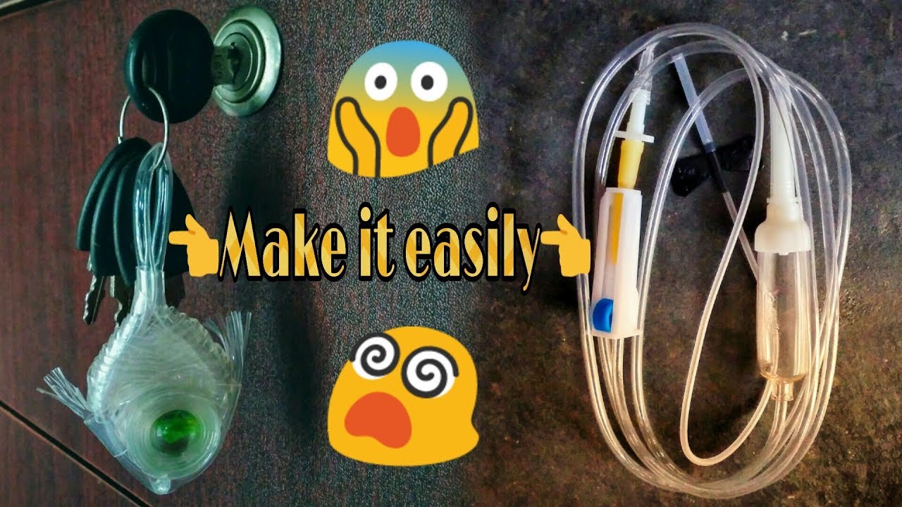 Make a Toy Fish Key Ring with Plastic Pipe very easily | simple life ...