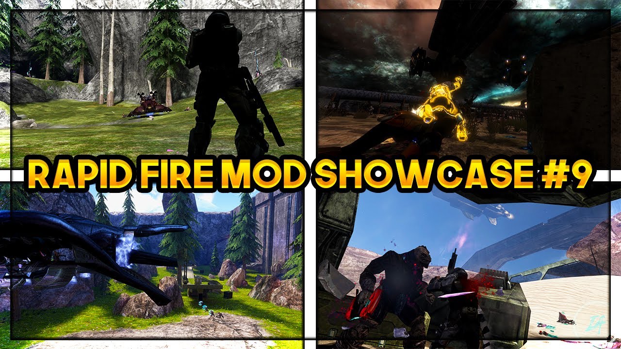 Halo MCC Rapid Fire Mod Showcase #9 // Citadel, Trapped, The Ark, Lone ...