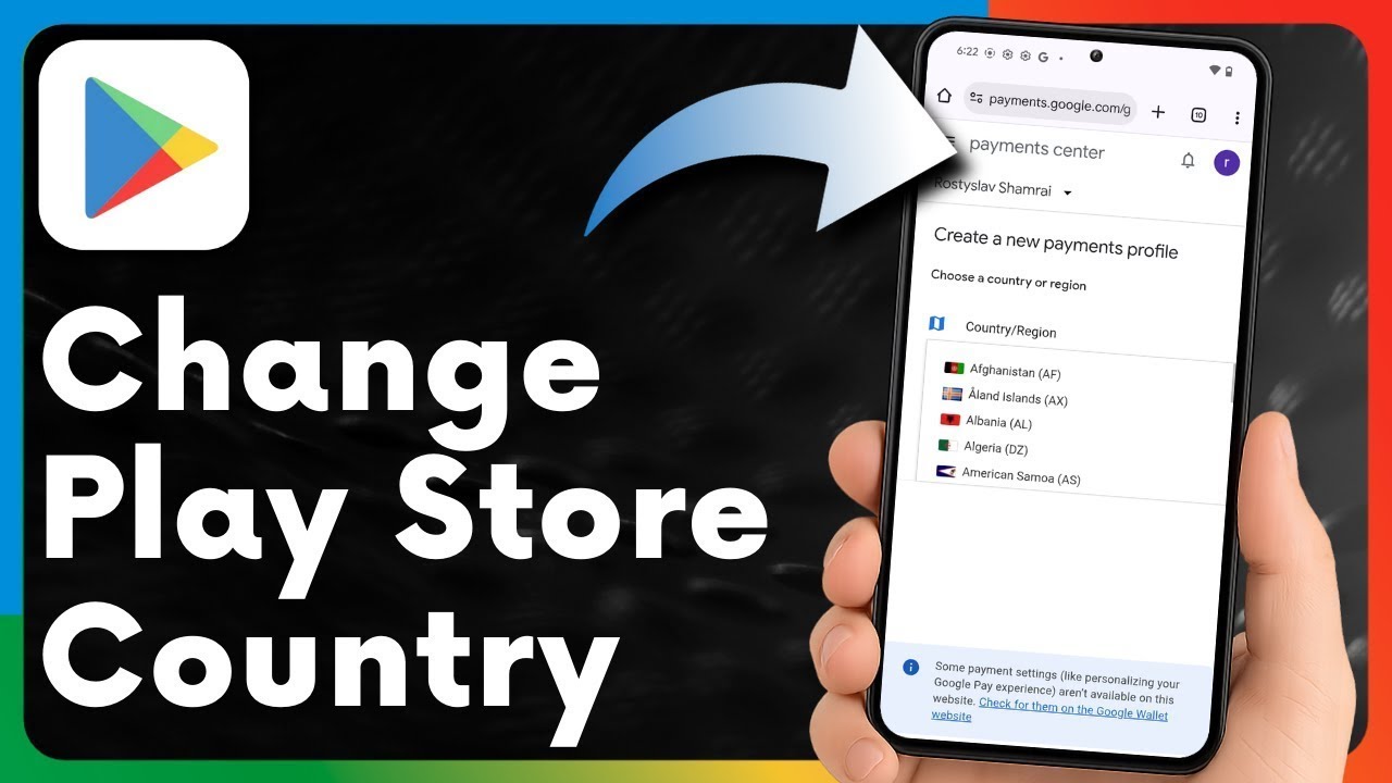 How to Change Google Play Store Country on Android - YouTube