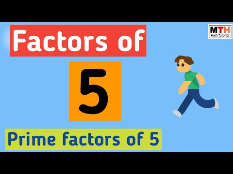 Factors of 5 || Prime factors of 5 - YouTube