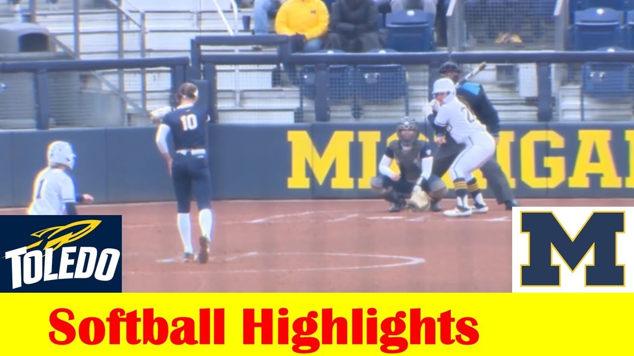 Toledo vs Michigan Softball Game Highlights, March 27 2024 - YouTube