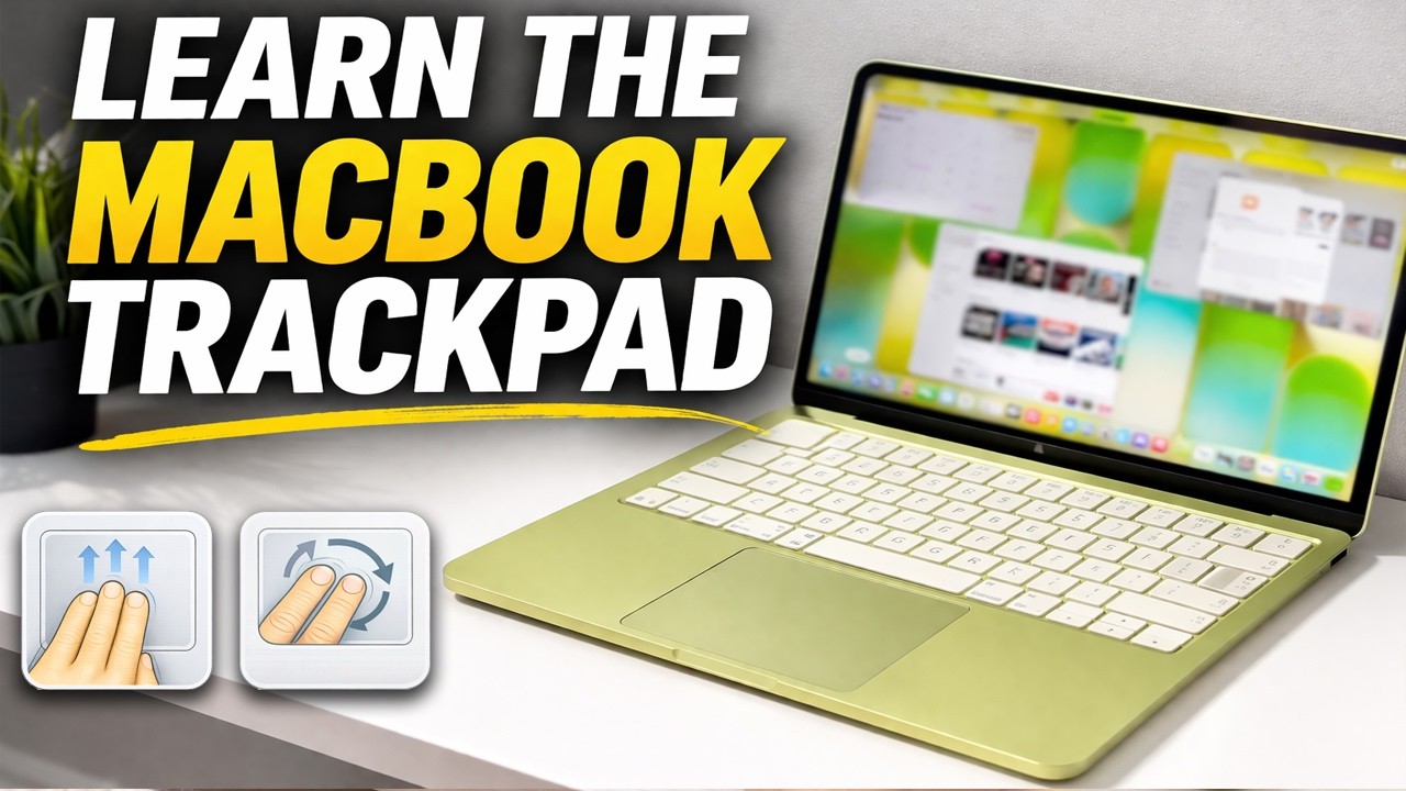 How to Use the MacBook Neo Trackpad (Gestures & Settings) - YouTube