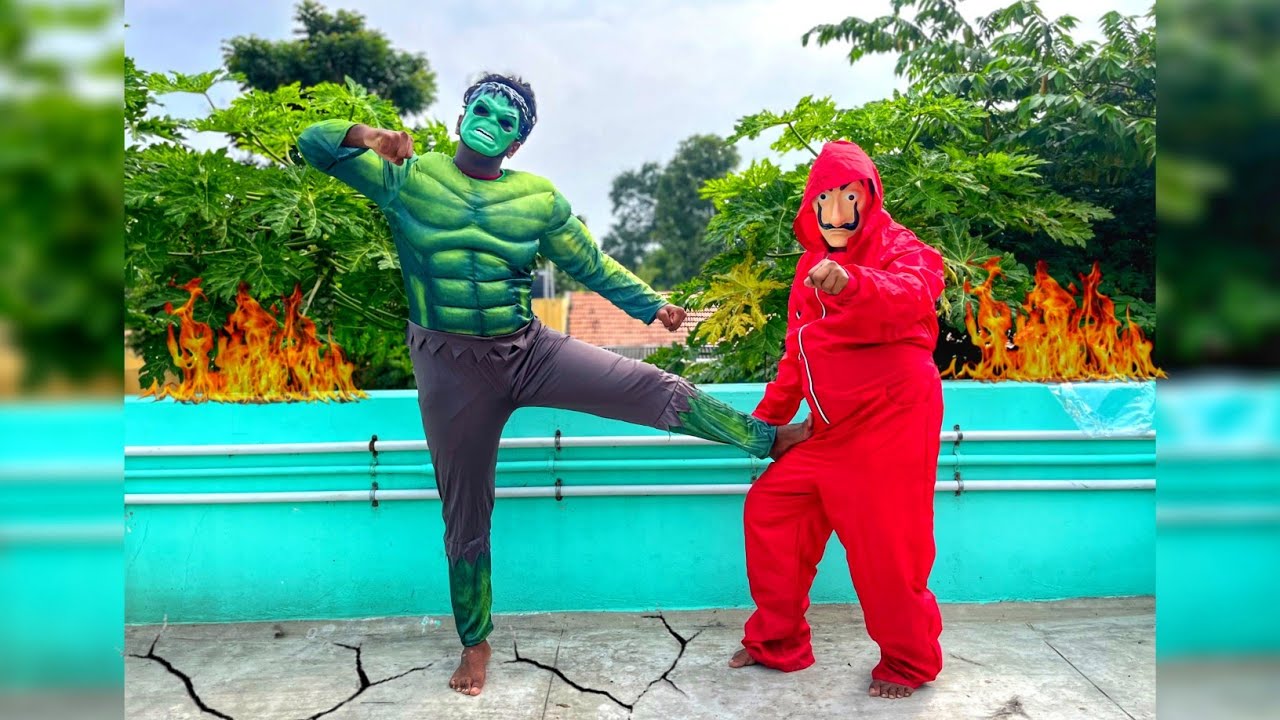 ANGRY HULK PRANK TO MY DADDY 👹 - #vlog #marvel #fight #trending - YouTube